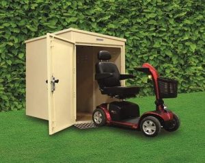 SafeStor Skipton 6’x3′ Heavy Duty Metal Mobility Shed (Various Colours ...