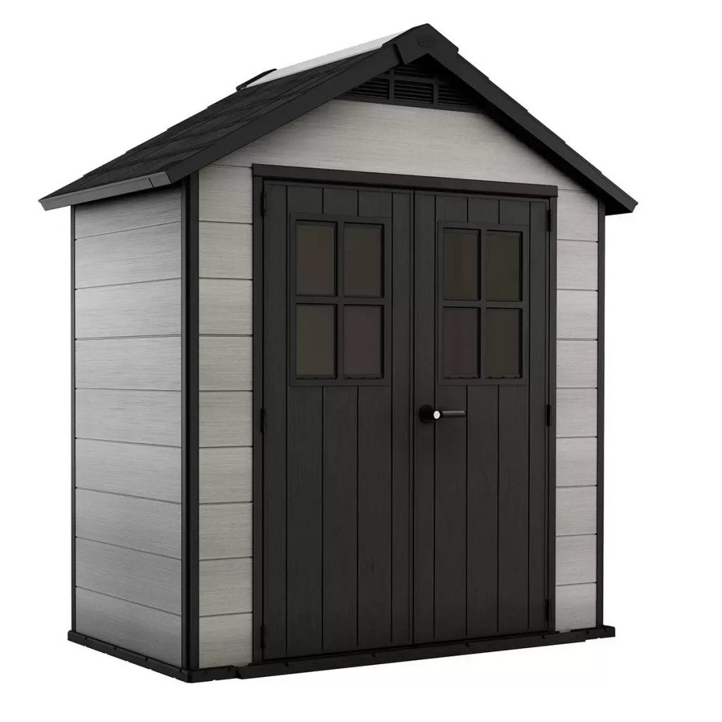 Keter 8’x8′ Factor Heavy Duty Plastic Garden Shed – Beige → ShedMaster ...