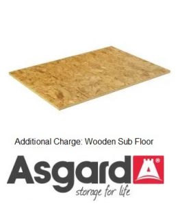 Asgard 7’x4′ Access Heavy Duty Metal Shed – with 3 Point Locking System ...