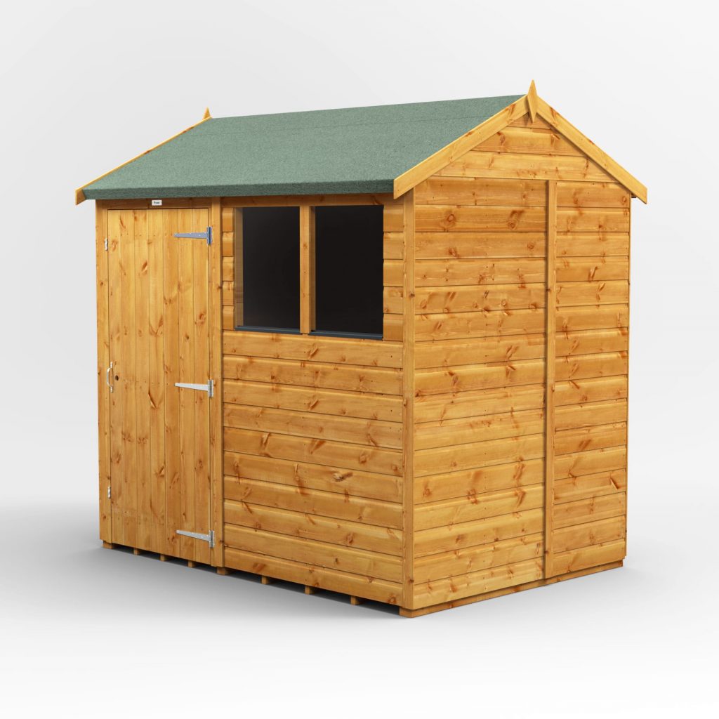 Power 7’x5′ Tongue and Groove Timber Apex Shed (window or windowless ...