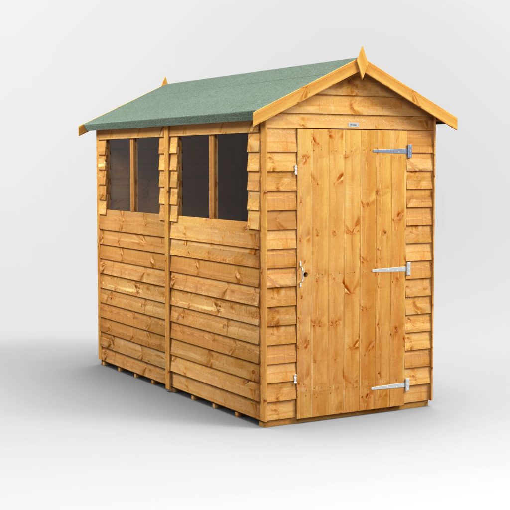 Power Overlap Apex Sheds → ShedMaster UK | Garden Sheds | Garden ...