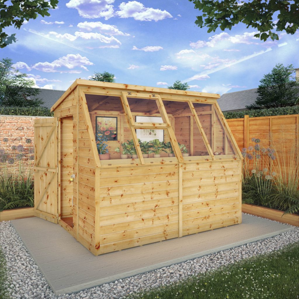Mercia 8’x6′ Premium Timber Potting Shed → ShedMaster UK | Garden Sheds ...