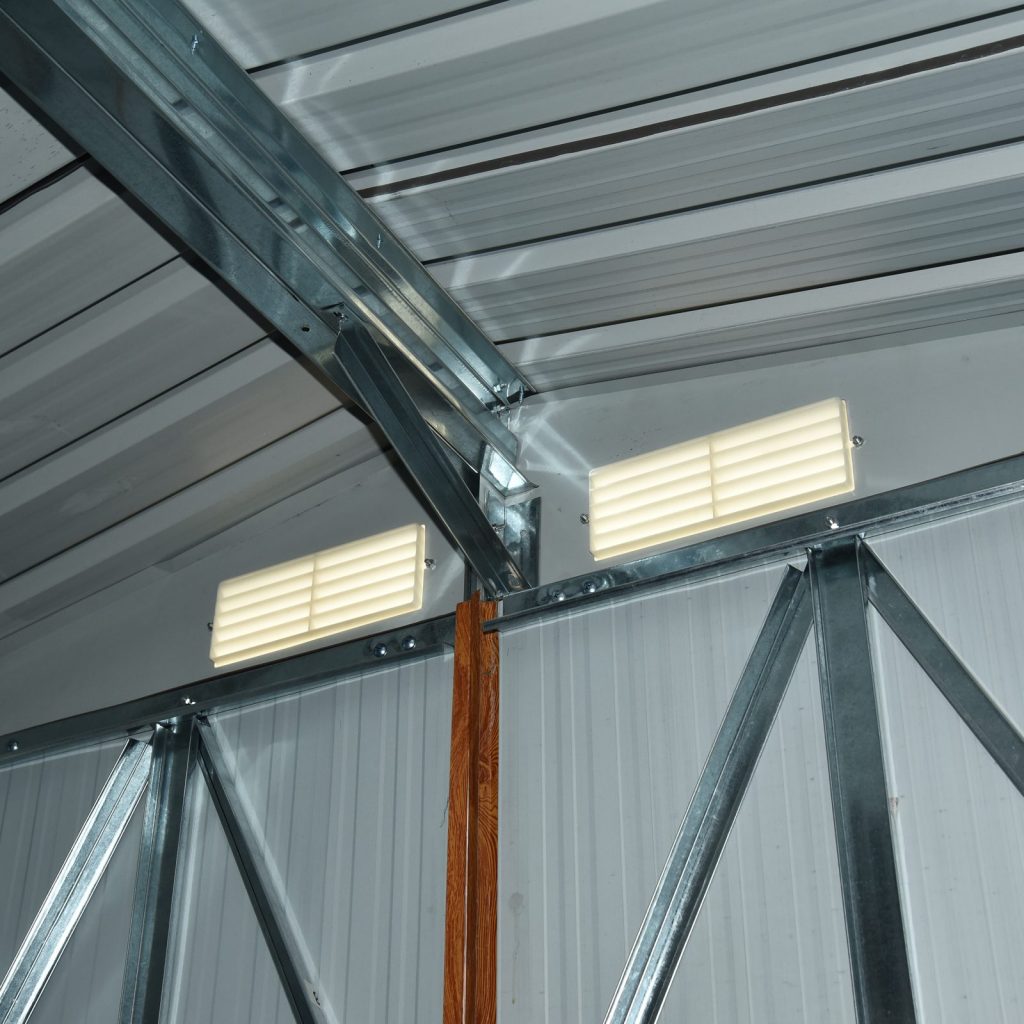 Outsunny 6ft x 5ft Metal Garden Shed -Wood Effect → ShedMaster UK ...