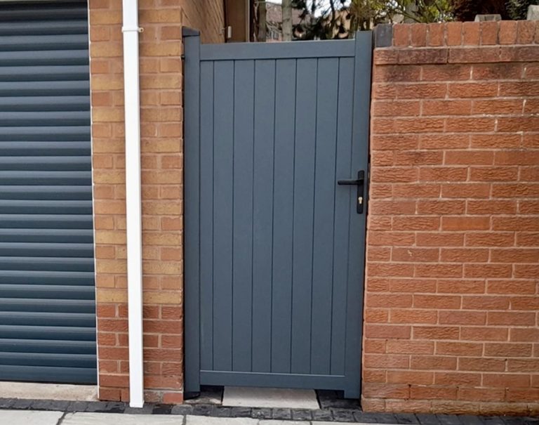 Readymade – Vertical Pedestrian Gate 1100mmx2000mm Black or Grey → ...