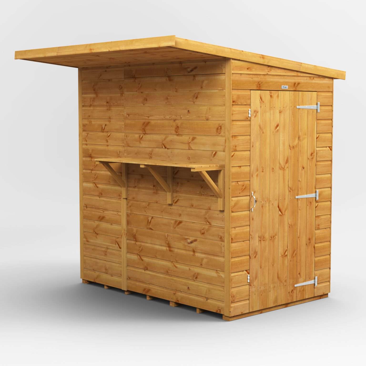 Power 6’x4′ Tongue and Groove Timber Pub Shed → ShedMaster UK | Garden ...